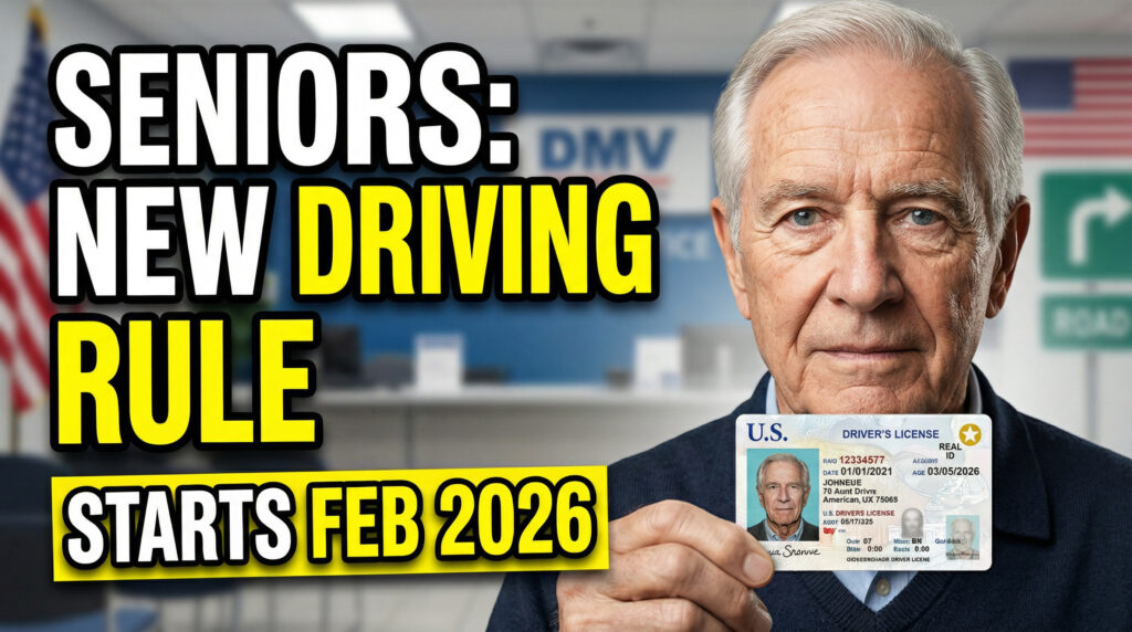 New U.S. Driving License Rule for Seniors Begins February 2026 ...